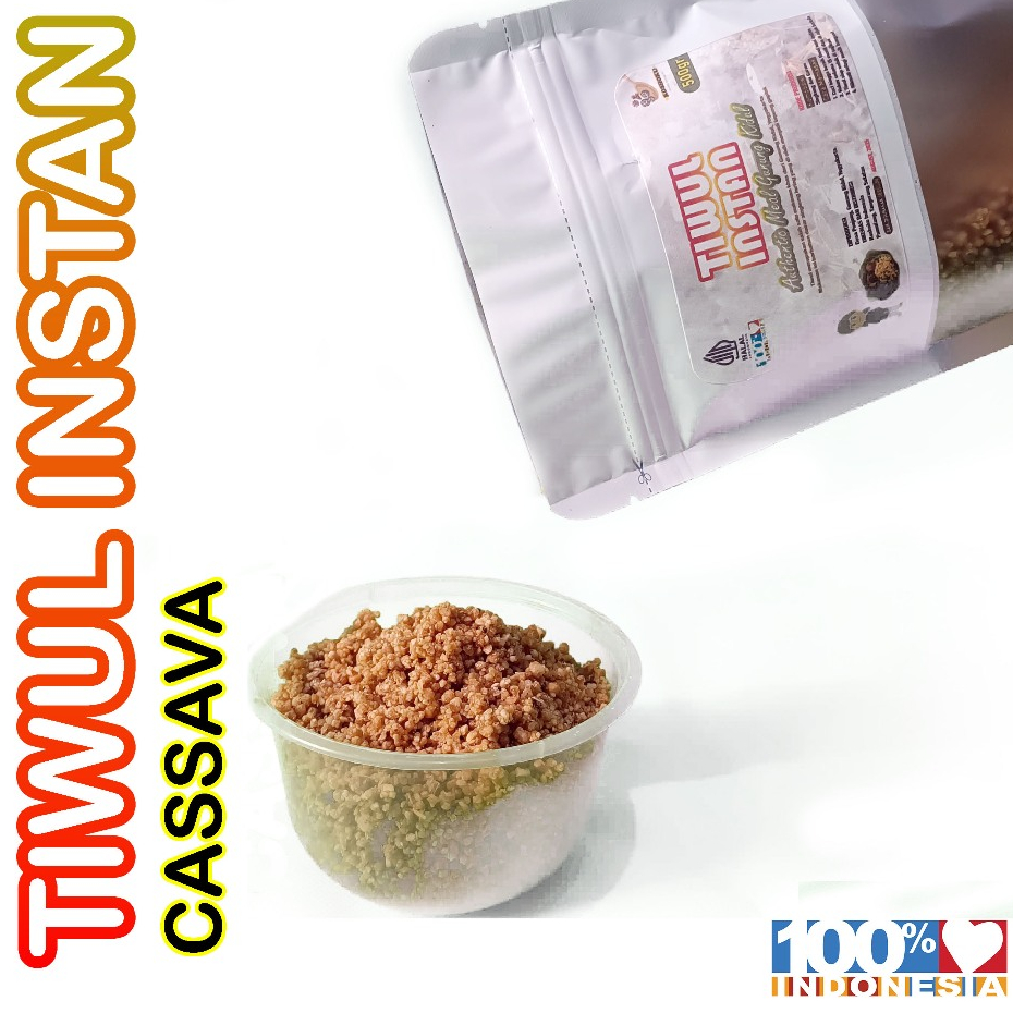 Jual Tiwul Singkong Instan 500 Gram Original Gunung Kidul | Shopee ...