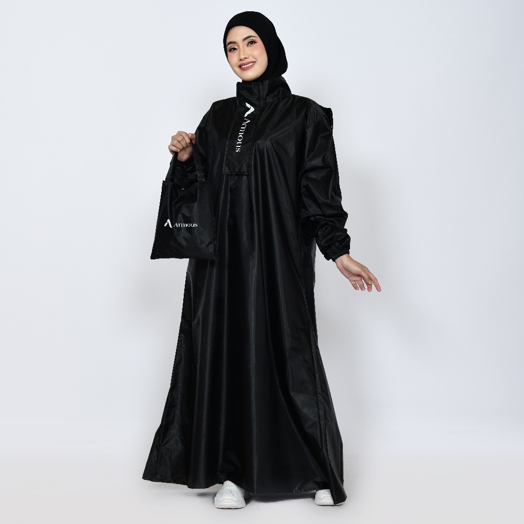 Jual Jas Hujan Wanita Model Gamis Syari Muslimah Premium Quality ...