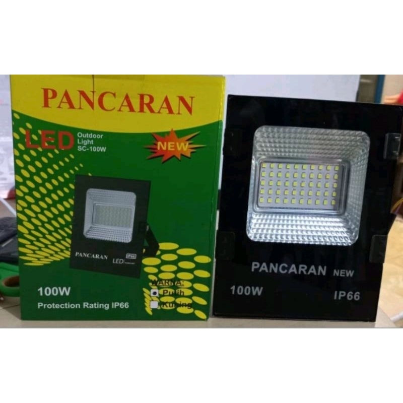 Jual Lampu Sorot 10W Pancaran Outdoor Cahaya Putih 100 Watt Tahan Air IP66 | Shopee Indonesia