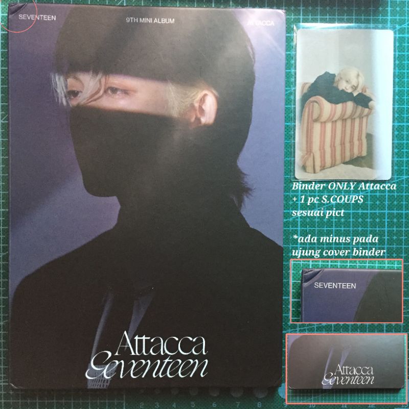Jual BINDER SCOUPS ATTACCA CARVER (CARAT VERSION) SEVENTEEN + 1 pc ...