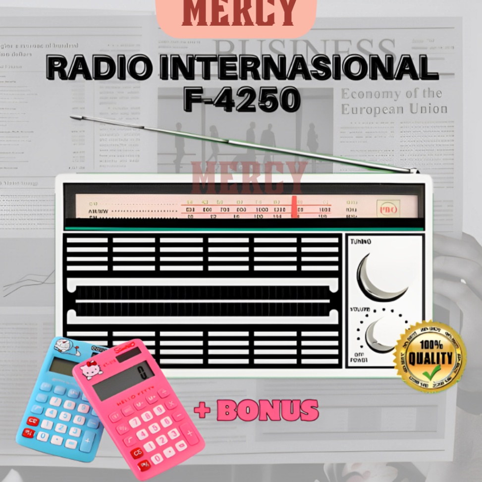 Jual KODE K94G RADIO INTERNATIONAL F425 MODEL JAMAN DULU F425 AMFM ...