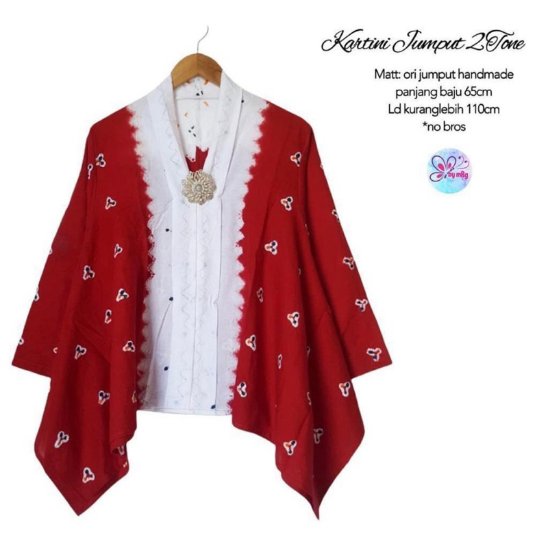 Jual BLUS CAP SERIES BLUS BATIK KEKINIAN ATASAN BATIK MERAH PUTIH ...