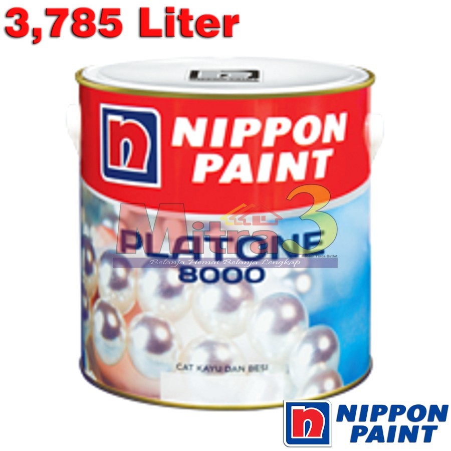 Jual Nippon PLATONE 8000 Cat Minyak Kayu Besi 3,785L Galon / Enamel Synthetic Paint 3.785 Liter ...