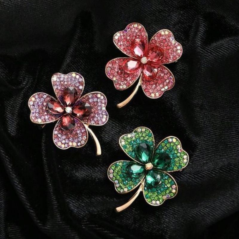 Jual BROS PIM HIJAB BUSANA PREMIUM BUNGA DAUN CLOVER oSEMANGGI PERMATA ...