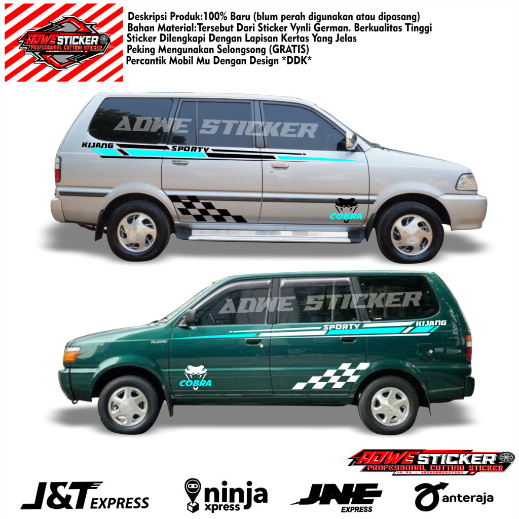 Jual Stiker Mobil Kijang Super Stiker Body Kijang Super Stiker Kijang ...