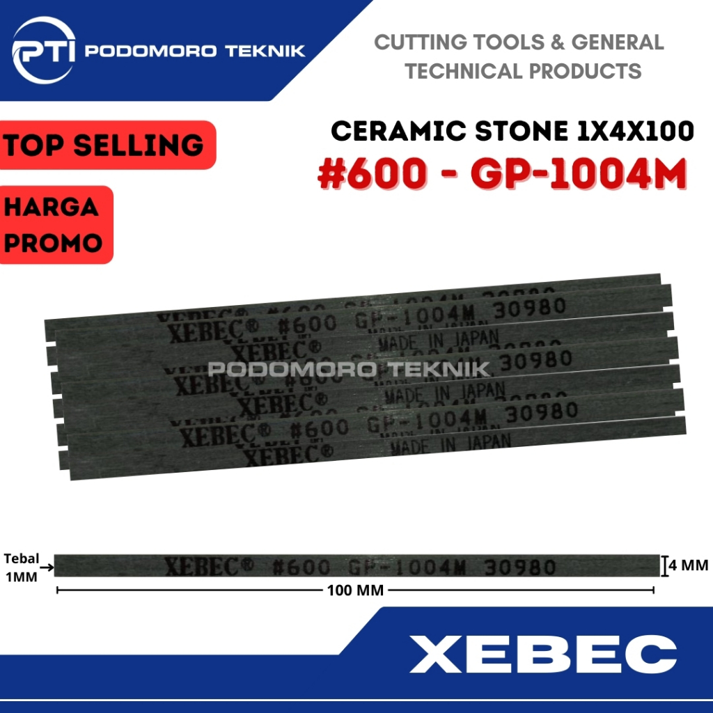Jual Ceramic Xebec #600 1x4x100 / Ceramic Fiber Stone Merk XEBEC ...