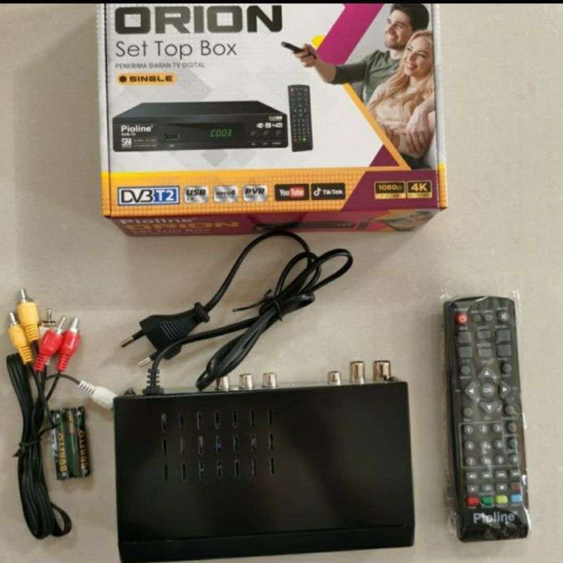 Jual set top box stb pioline Orion DVB-T2 penerima siaran digital ...