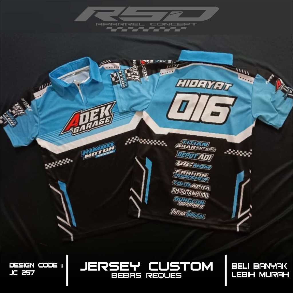 Jual (COD) Jersey custom racing speed baju Jersey custom custom Jersey ...