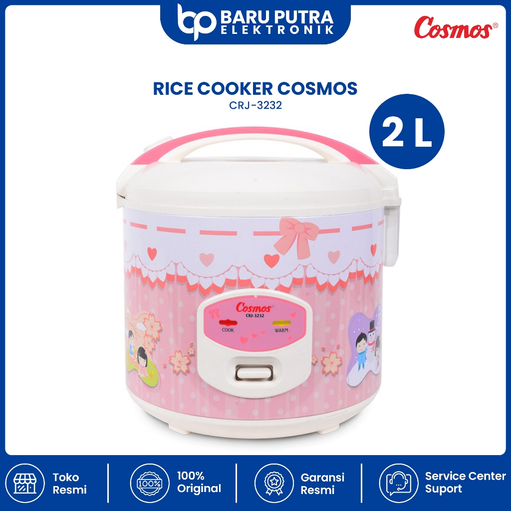Jual Magic Com COSMOS CRJ-3232 Kapasitas 2 L / Rice Cooker CRJ 3232 ...