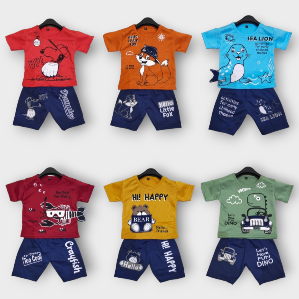 Jual PAKET HEMAT 3 STEL / setelan anak cowok 0-4 tahun / setelan baju ...