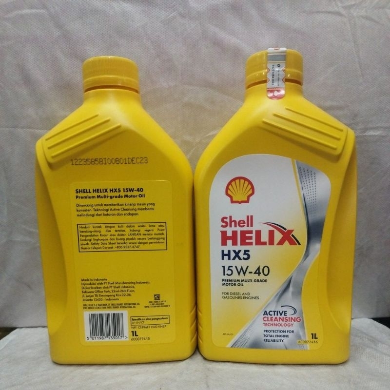 Jual Shell Helix HX5 15W-40 Oli Mesin Shell Helix HX5 15W-40 | Shopee ...
