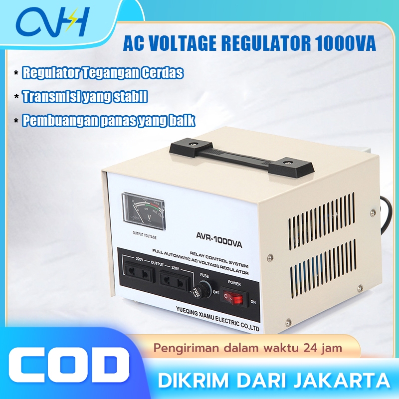 Jual Stabilizer Voltage Regulator 1000Watt BEST Quality Model AVR ...