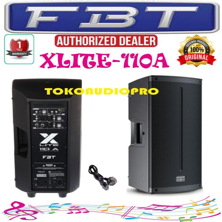 Jual Speaker Fbt XLite 110A 10" 2-way Speaker Aktif Original X-Lite ...