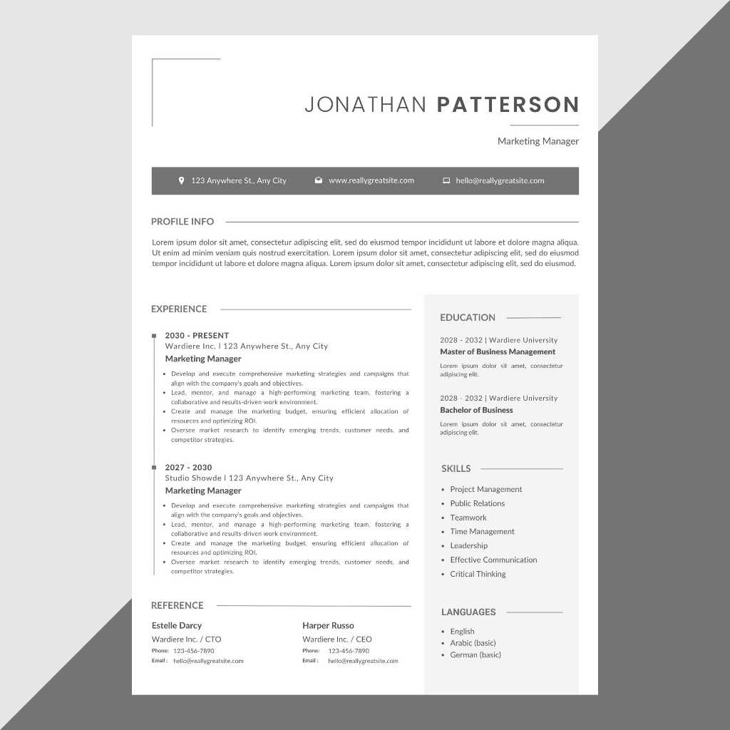 Jual Jasa Pembuatan Design Resume, CV atau Surat Lamaran Pekerjaan ...