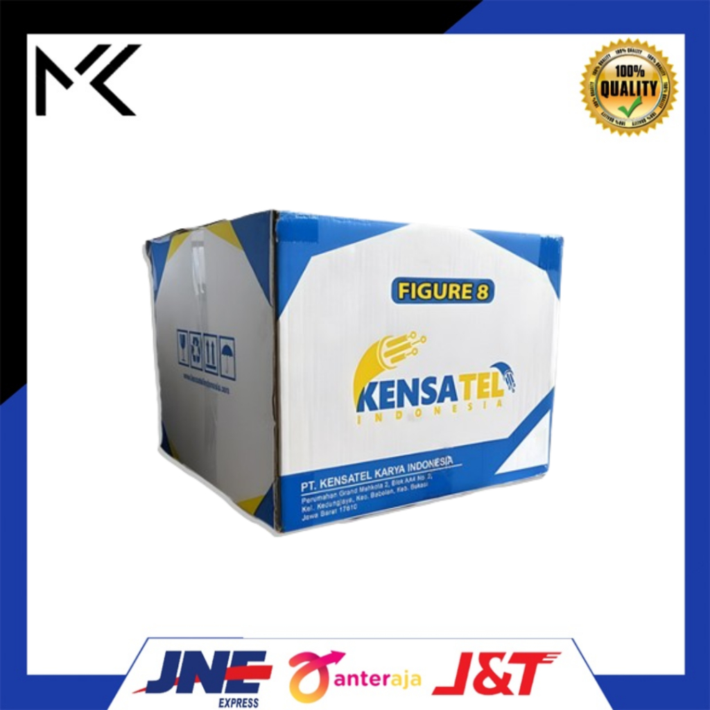 Jual [TERMURAH] Kabel Kensatel 4 Core Figure 8 2KM Eco Fiber Optik ...