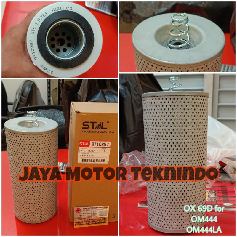 Jual OIL FILTER OLI MERCY MERCEDEZ OM444 OM444LA OX69D Mahle ST10887 ...