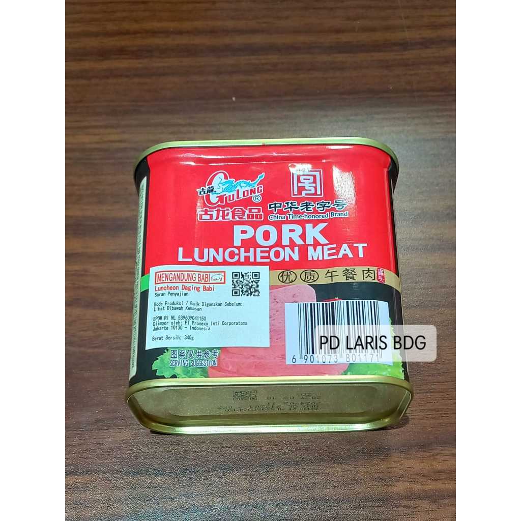 Jual Gulong Pork Luncheon Meat 340gr ( Luncheon Daging Babi / Ham Wost ...