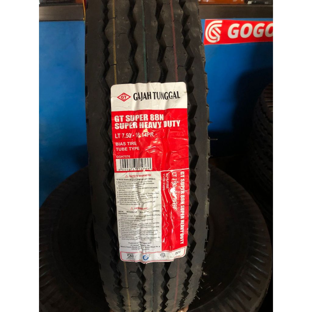 Jual Ban Luar Truk Gajah Tunggal 750 R16 16 14PR Super Heavy Duty GT HD | Shopee Indonesia