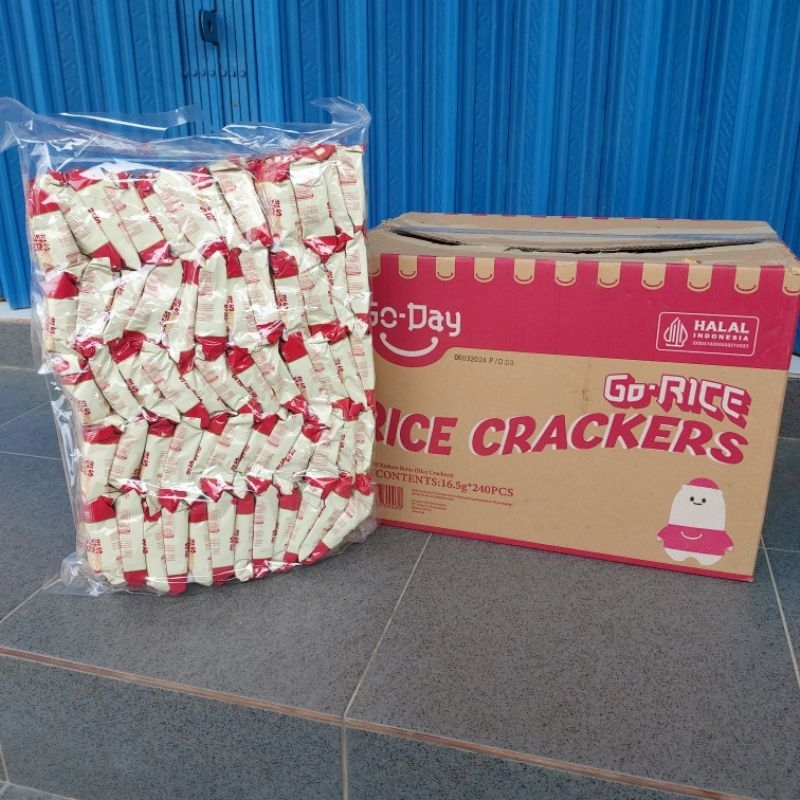 Jual Rice Creackers Go-Day Go Rice ( 1 PACK/6 RENCENG ) | Shopee Indonesia