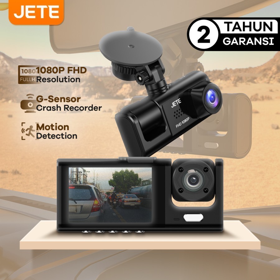 Jual Dashcam JETE DC1 1080p Full HD Night Vision G-Sensor 24 Hours ...