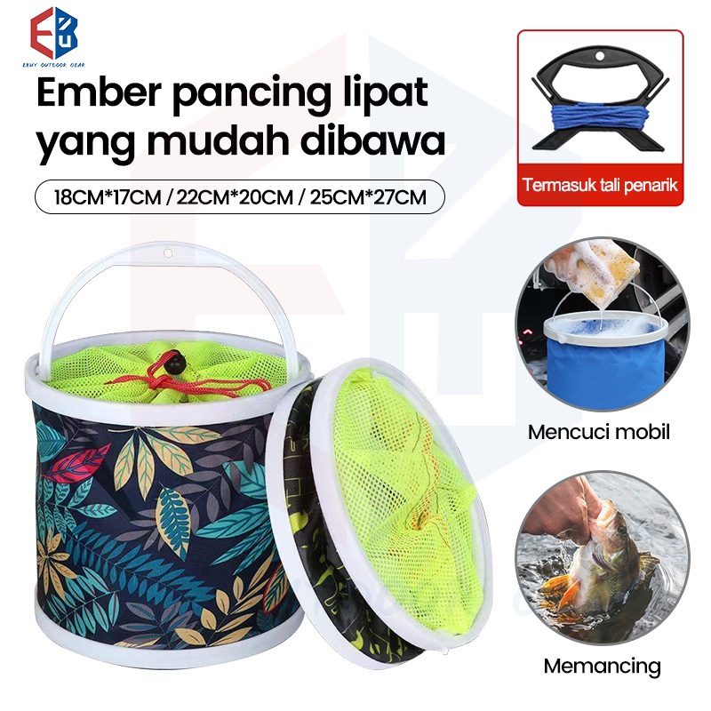 Jual Ember Lipat Mancing /Ember Pancing Plastik Besar dan Kecil Bisa ...