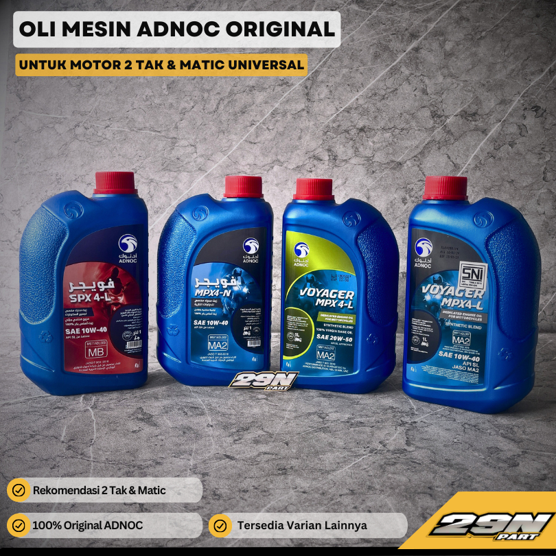 Jual Oli ADNOC Voyager SPX 4-L MPX4-L MPX4-N 10W40 20W-50 Synthetic ...