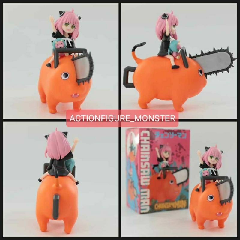 Jual ACTION FIGURE ANIME SPY X FAMILY FEAT CHAINSAW MAN ANYA FORGER ...