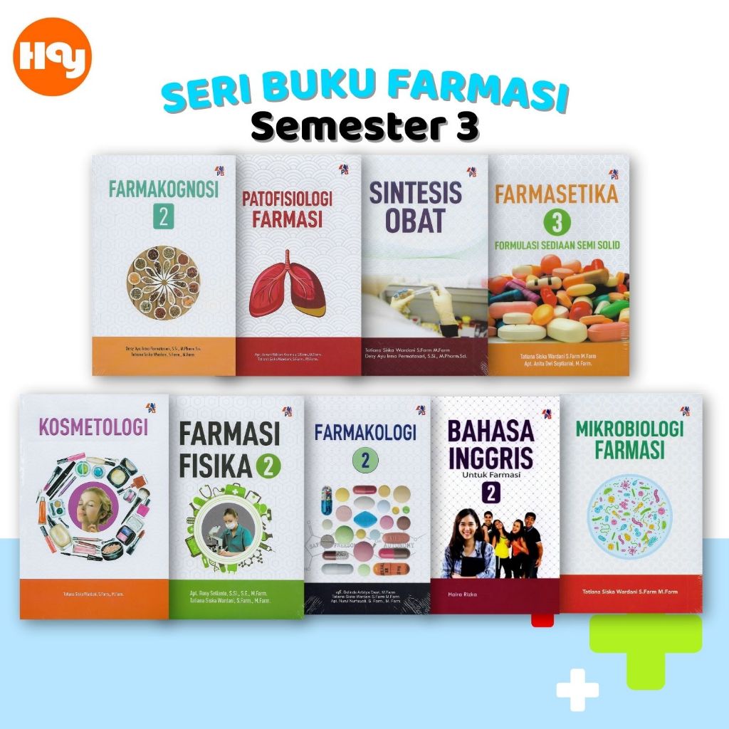 Jual Buku Farmasi Semester 3 | Farmakognosi 2, Patofisiologi farmasi ...