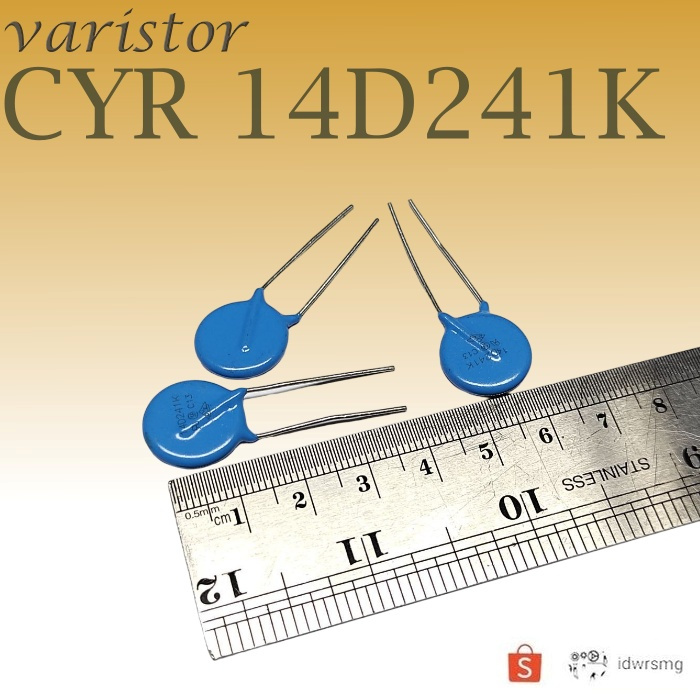 Jual CYR 14D241K Varistor 14mm 240V Pengaman Lonjakan Tegangan ...
