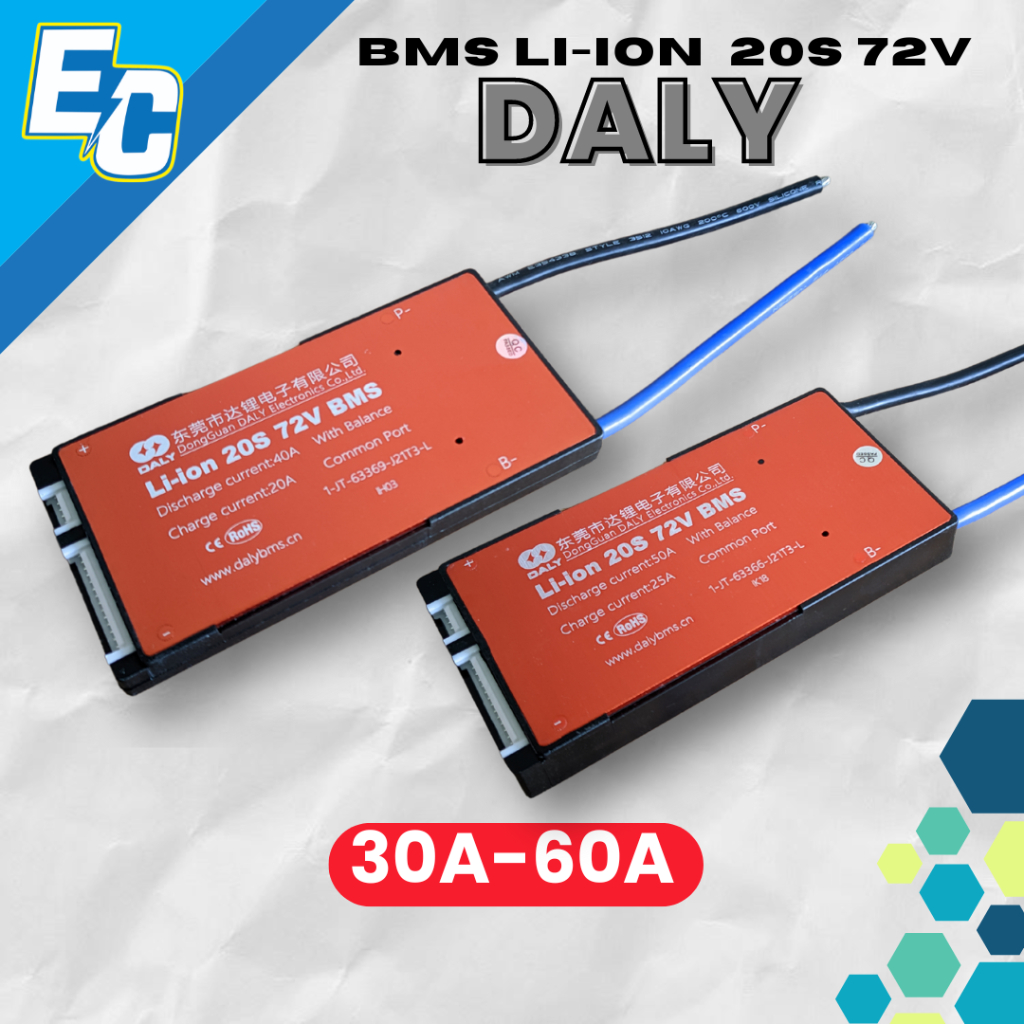 Jual DALY BMS 20S 72V Li-ion 30A, 40A, 50A, 60A dan 80A | Shopee Indonesia