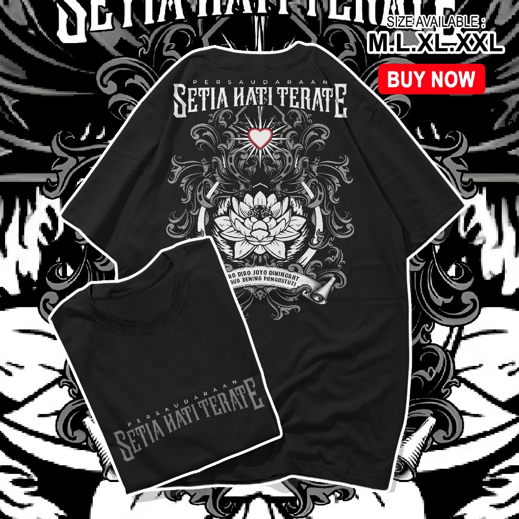 Jual T-SHIRT KAOS BAJU PSHT SH TERATE SIMPLE KEREN MURAH PRIA WANITA ...