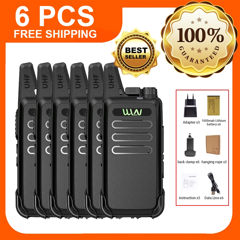 Jual HT Walkie Talkie WLN C1 UHF Handy Talky Two way Radio C1 400-470Mhz 16 Channel Walkie ...