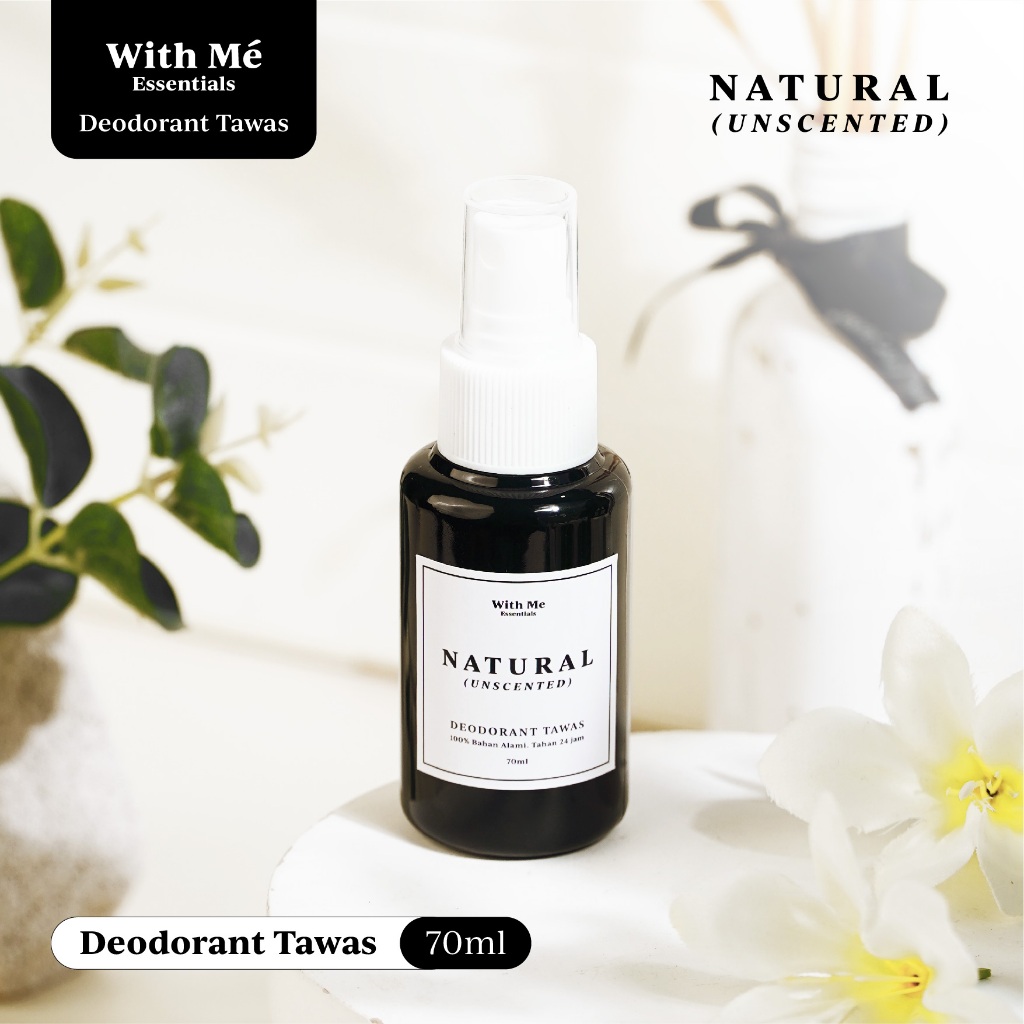 Jual DEODORANT TAWAS NATURAL WITH ME / TAWAS SPRAY 70ML / DEODORANT ...