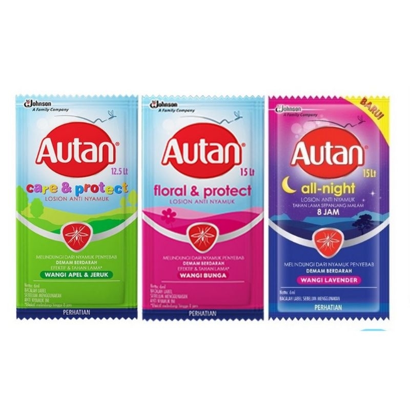 Jual AUTAN LOTION ANTI NYAMUK RENCENG 6MLX12SACHET | Shopee Indonesia