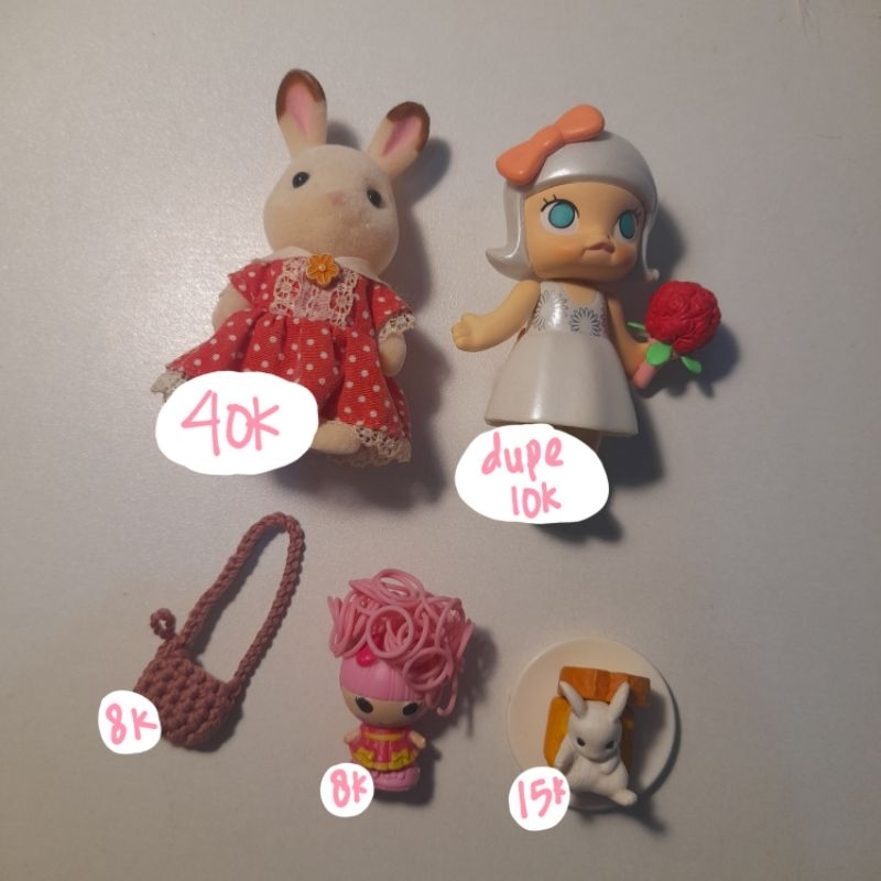Jual wts trinkets sylvanian popmart lalaloopsy gacha | Shopee Indonesia