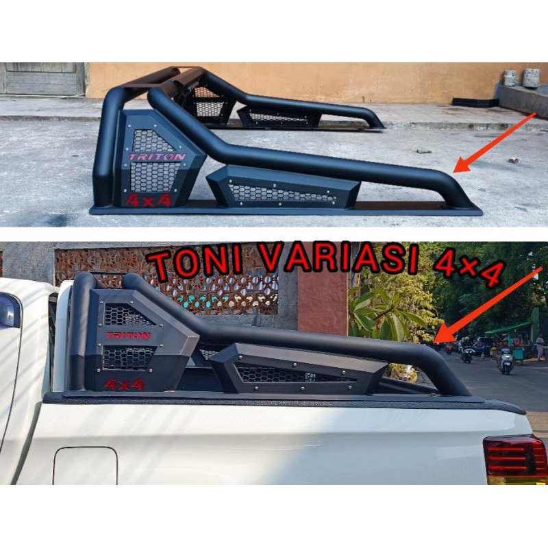Jual Rollbar Roll Bar Double Cabin New Triton | Shopee Indonesia
