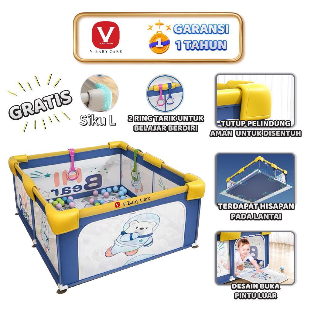 Jual V-BABY CARE /Pagar pengaman bayi /pagar bayi mandi bola anak ...
