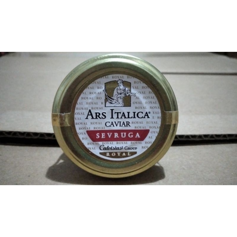Jual Ars Italica sturgeon caviar SEVRUGA royal | Cavisius group telur ...