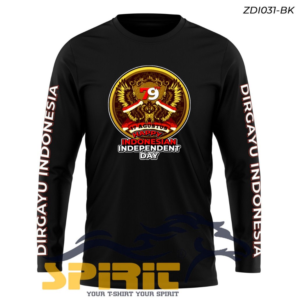 Jual T-Shirt HUT RI 79 BAJU KAOS 17 AGUSTUS 2024 KAOS KEMERDEKAAN INDONESIA 79 LENGAN PANJANG ...