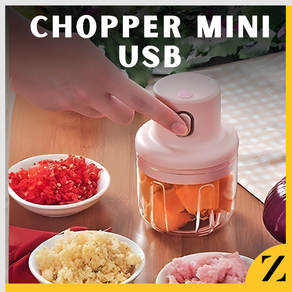 Jual Blender Portable Mini Chopper Usb 250ml Penggiling Penghalus ...