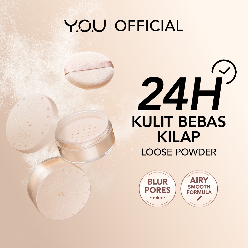 Jual YOU NoutriWear+ Airy Fit Loose Powder l Netto 15 gr | Shopee Indonesia