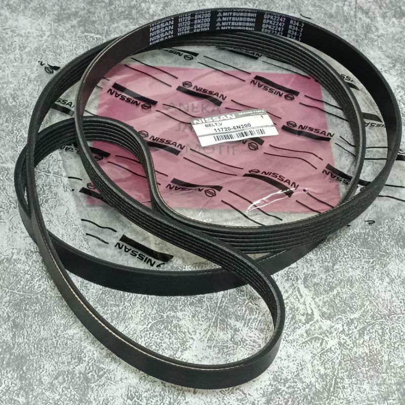 Jual Fan Belt V-Belt Tali Kipas Nissan Xtrail T30 / Serena C24 | Shopee Indonesia