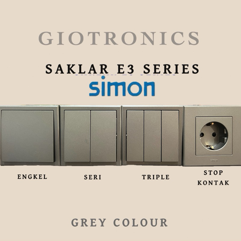 Jual IB / OB SAKLAR STOP KONTAK SIMON ENGKEL/SERI/TRIPLE/STOP SILVER ...