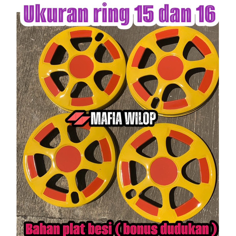 Jual ( 4 biji ) weldop truck dan bus universal ring 15 dan 16 model ...