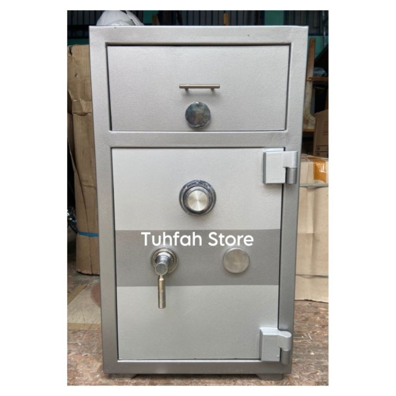 Jual Brankas Cash Drop Tahan Api Safety Box Tempat Simpan Uang Cashdrop ...