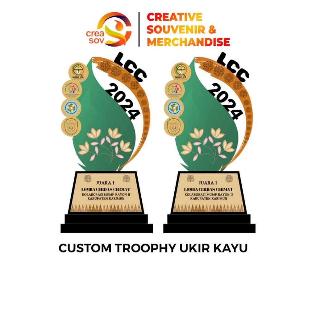 Jual Creasov, Custom Troophy ukir kayu, trophy ukir kayu | Shopee Indonesia