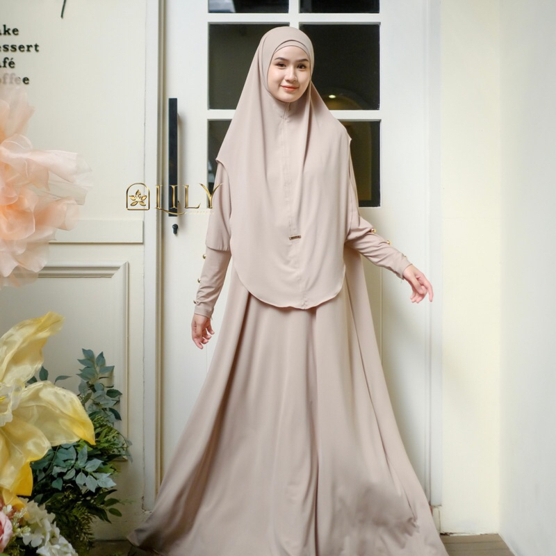 Jual ALZENA SET SYAR’I BY LILYOURSTYLE | Shopee Indonesia