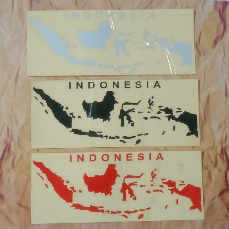 Jual Sticker Peta INDONESIA | Shopee Indonesia
