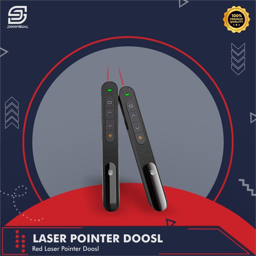 Jual [JaVis] Laser Pointer Wireless Presenter DOOSL 2.4GHz Remote ...