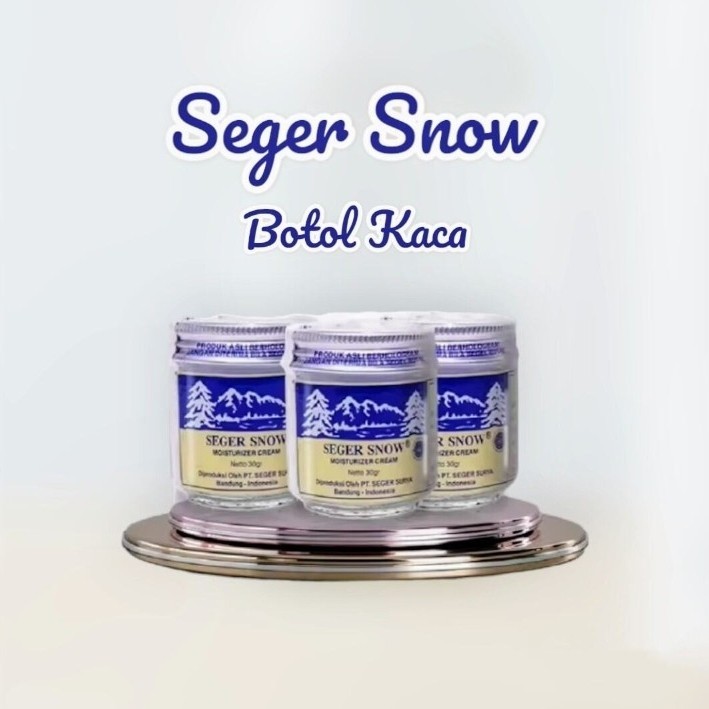 Jual Seger Snow Moisturizer Cream ( Botol Kaca) 30gr | Shopee Indonesia